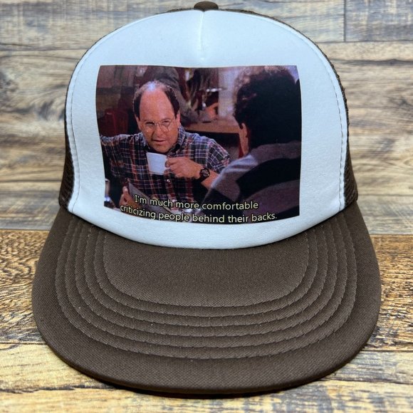 Unbranded | Accessories | Seinfeld Meme Mens Trucker Hat Brown Snapback ...